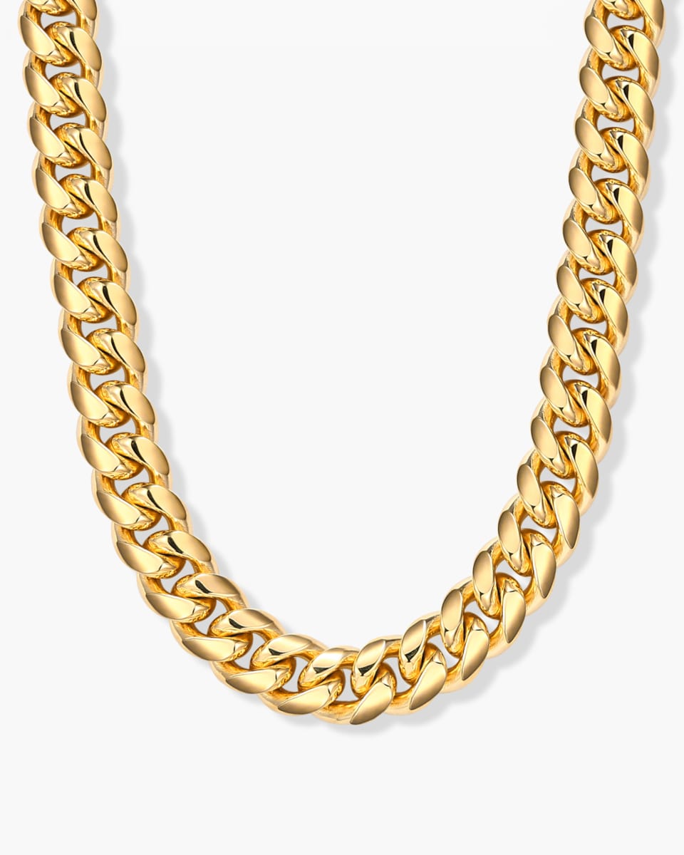 Cuban Link Chain - 10mm - Men's Gold Chain - JAXXON