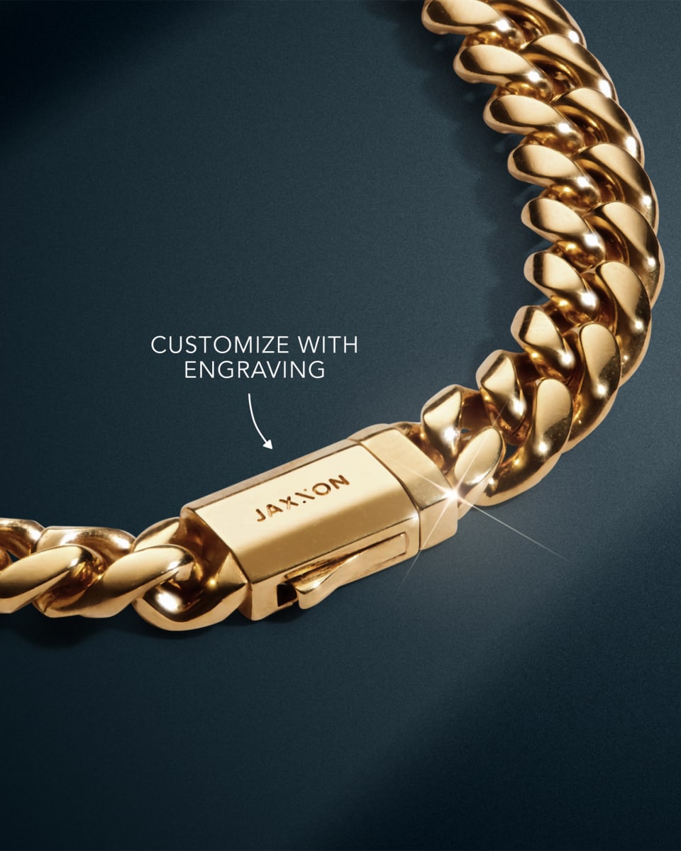 Cuban Link Chain - 10mm - Men's Gold Chain - JAXXON